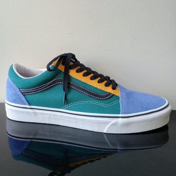 Vans | Shoes | Vans Mens Old Skool Mix Match Suede Canvas Sneaker In ...